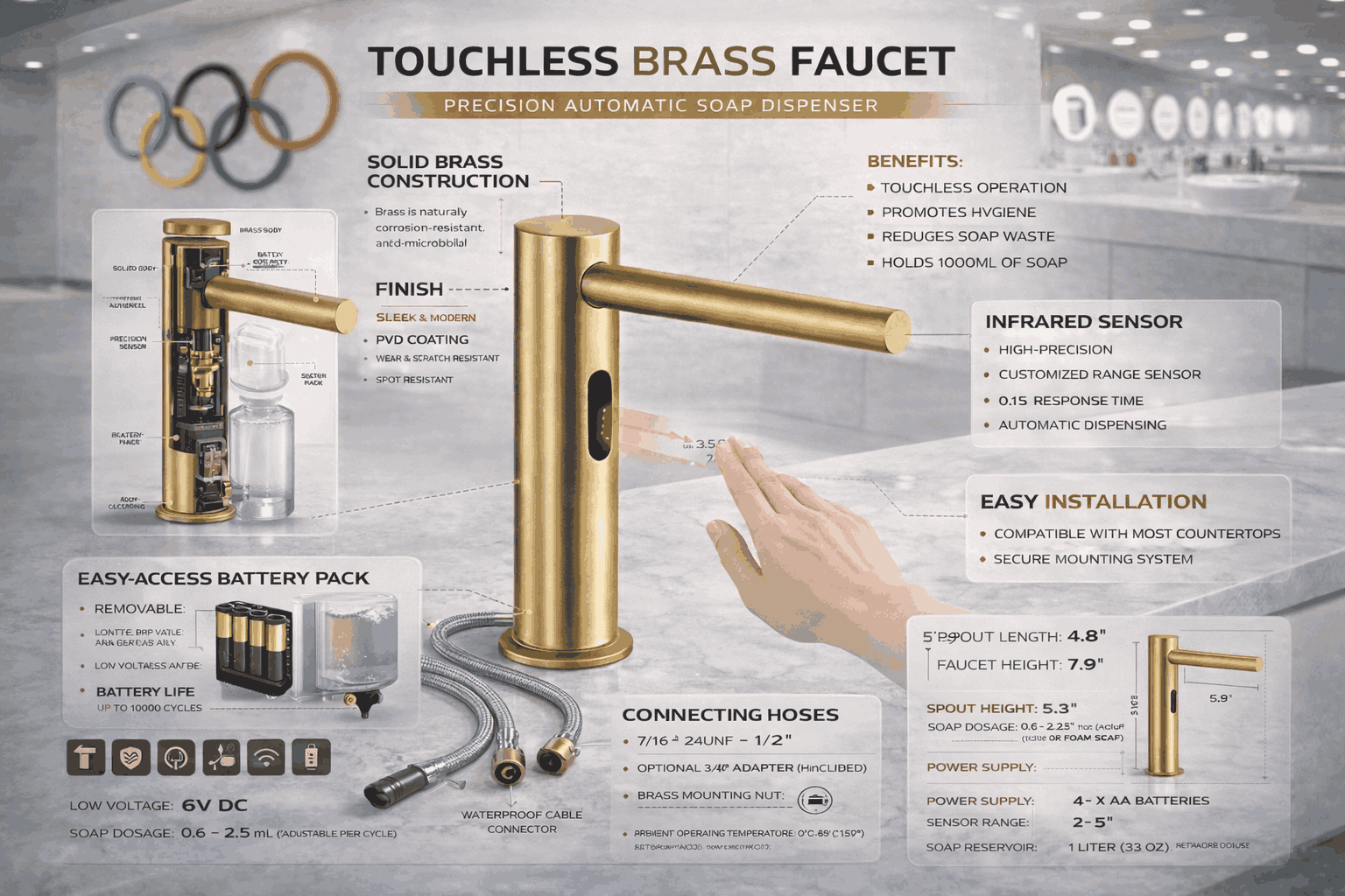 Parts of a Soap Dispenser Explained | Soap Dispenser Components, Pump ...